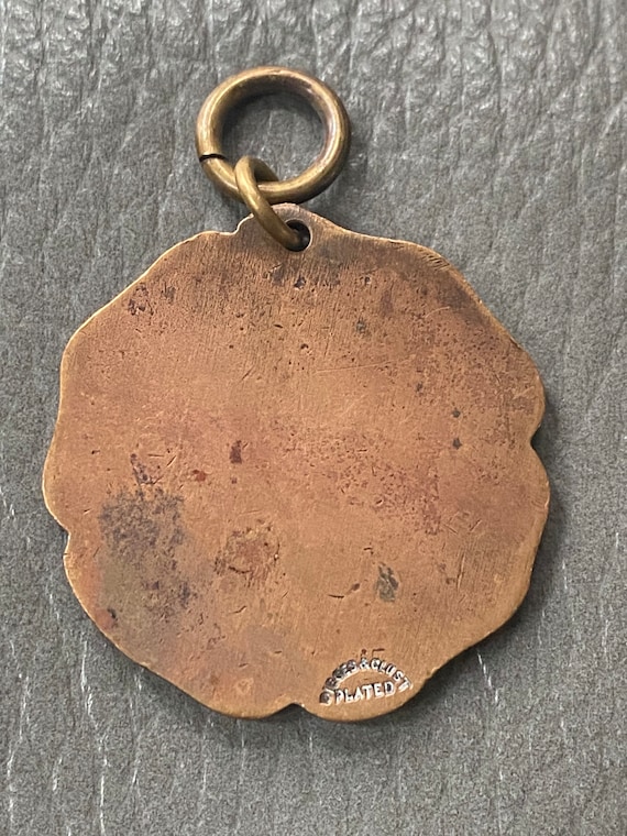 Antique Dieges & Clust Plated Copper Runner Medallion… - Gem