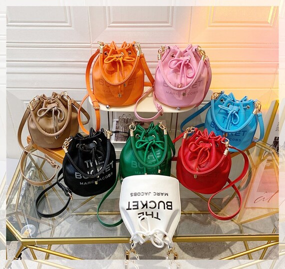 Luxury Bag MJ Tote Bag, The Bucket Bag Drawstring Shoulder Strap ...