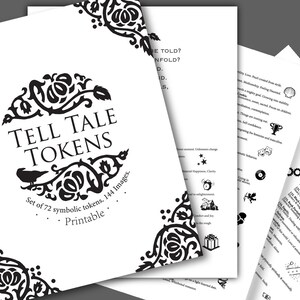 Tell Tale Tokens Printable. - Etsy