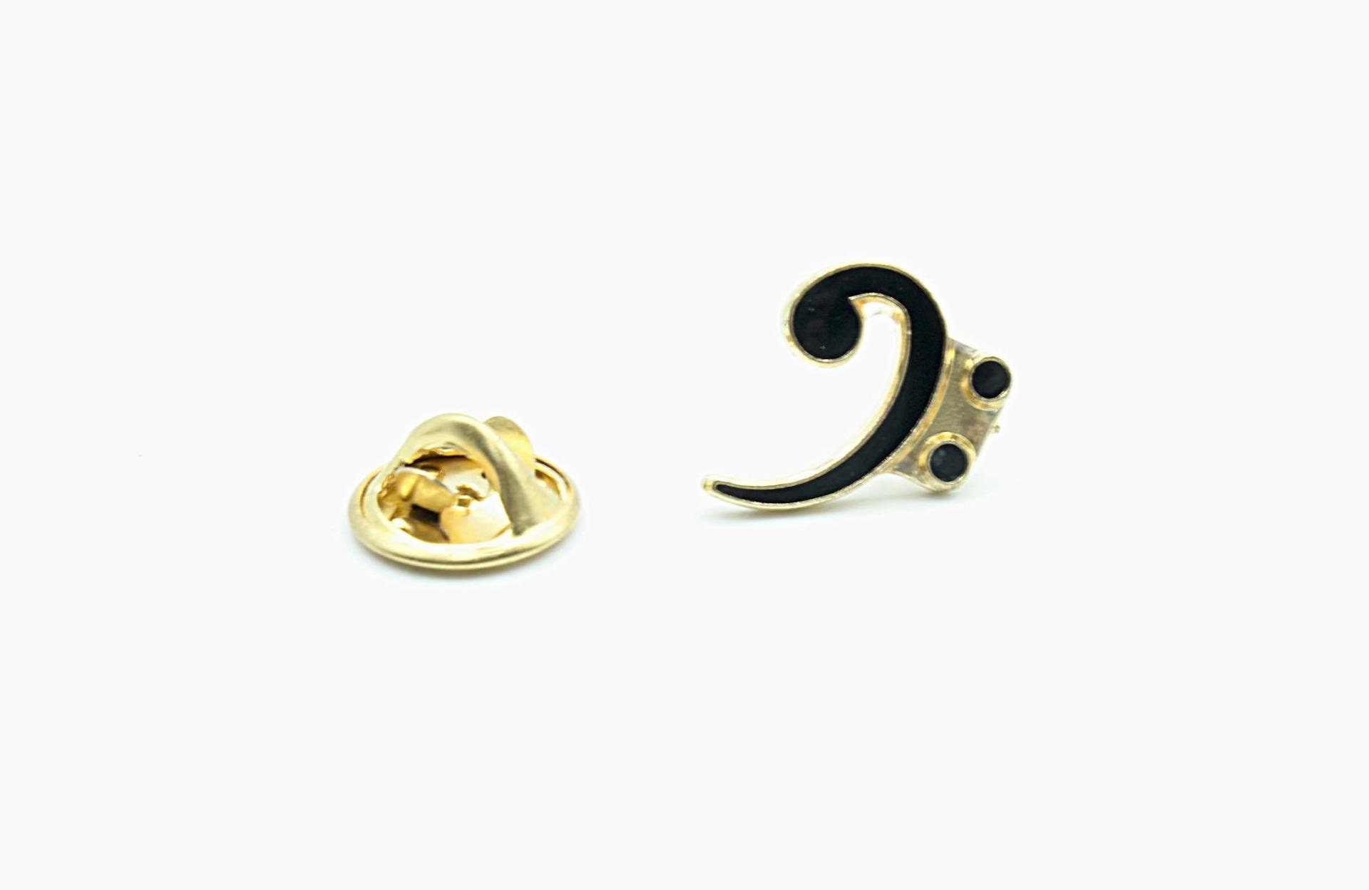 Bass Clef Pin Brooch - Etsy