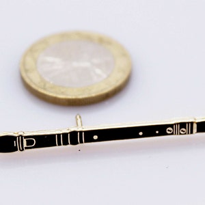Recorder Musical Instrument Pin Badge - Etsy