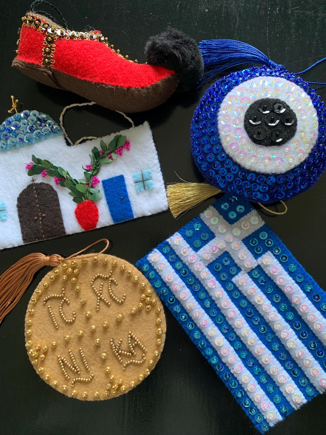 Handmade Greek Christmas Ornaments - Etsy