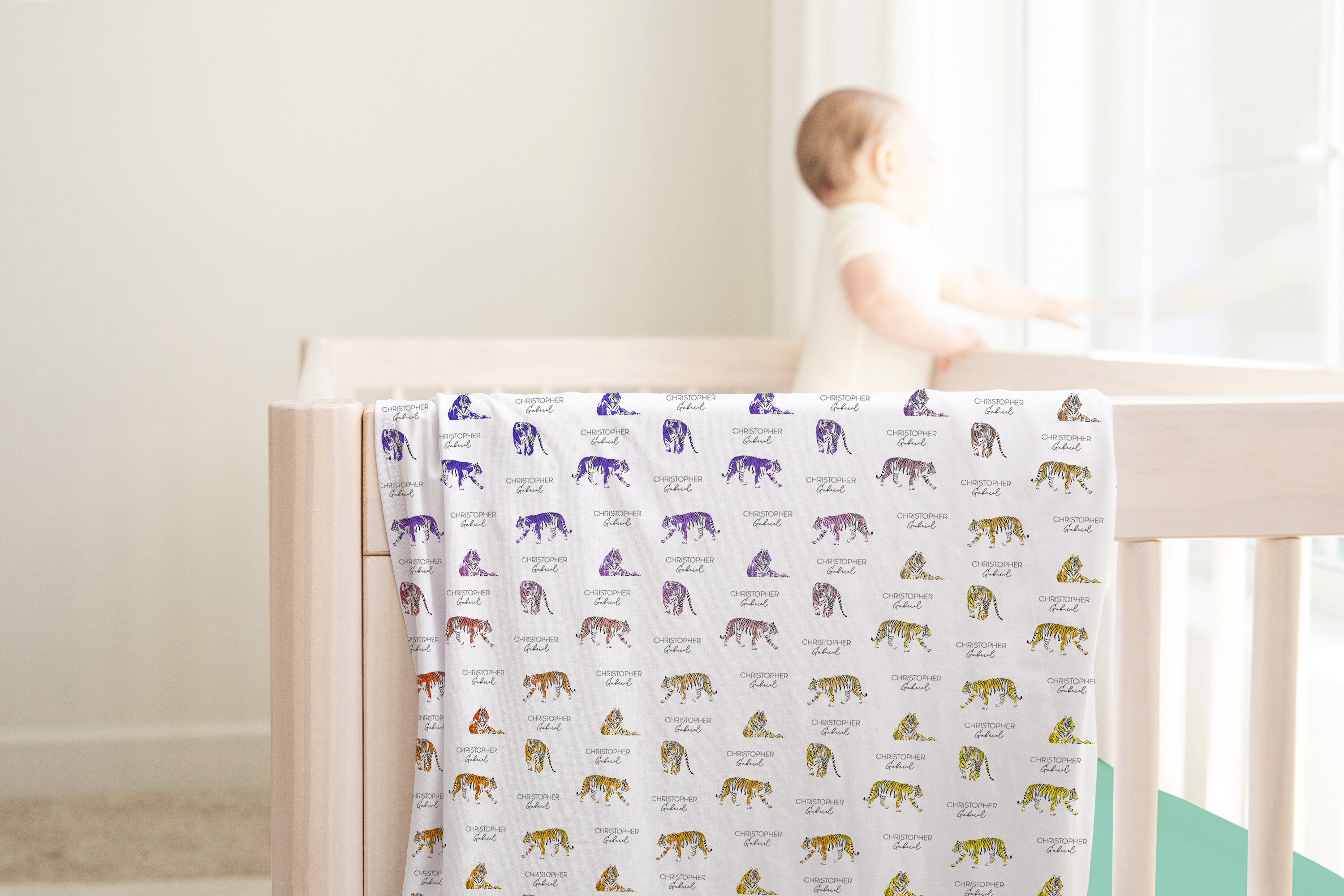 Custom Tiger Blanket Personalized Tiger Blanket Tiger Baby - Etsy