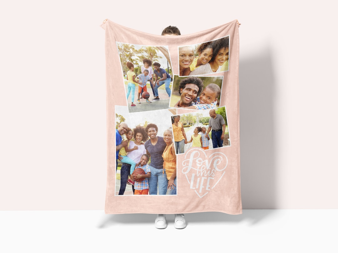 Photo Blanket, Custom Photo Blanket, Customized Photo Blanket, Photo ...