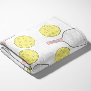 Personalized Pickleball Blanket Customizable Design Order the Perfect ...