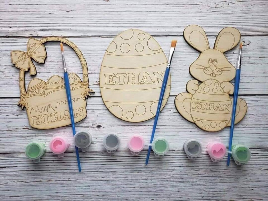 Easter Personalized Paint Kits - Etsy
