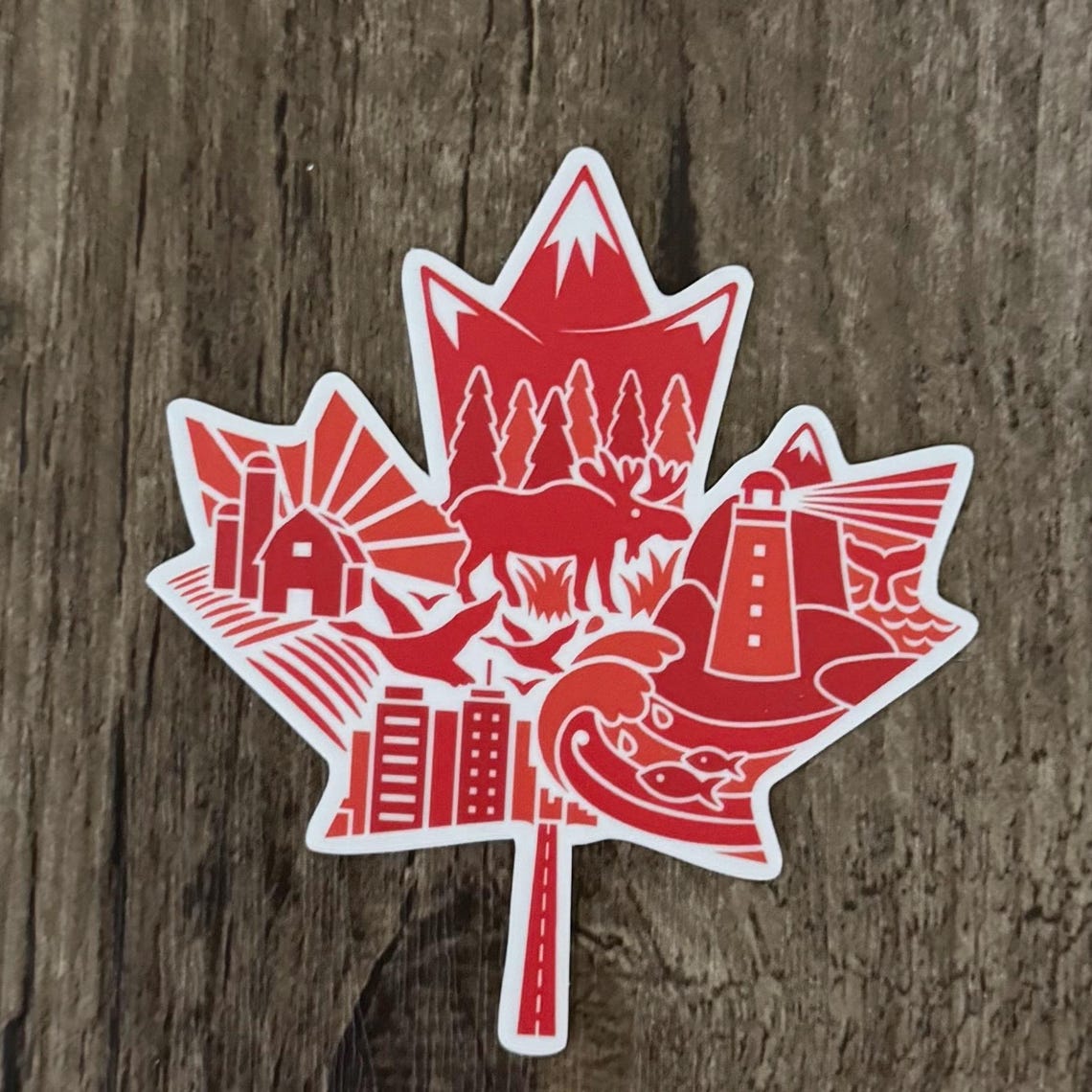 Canada Sticker, Souvenir Sticker, Die Cut, Laptop Sticker, Sticker Cute ...