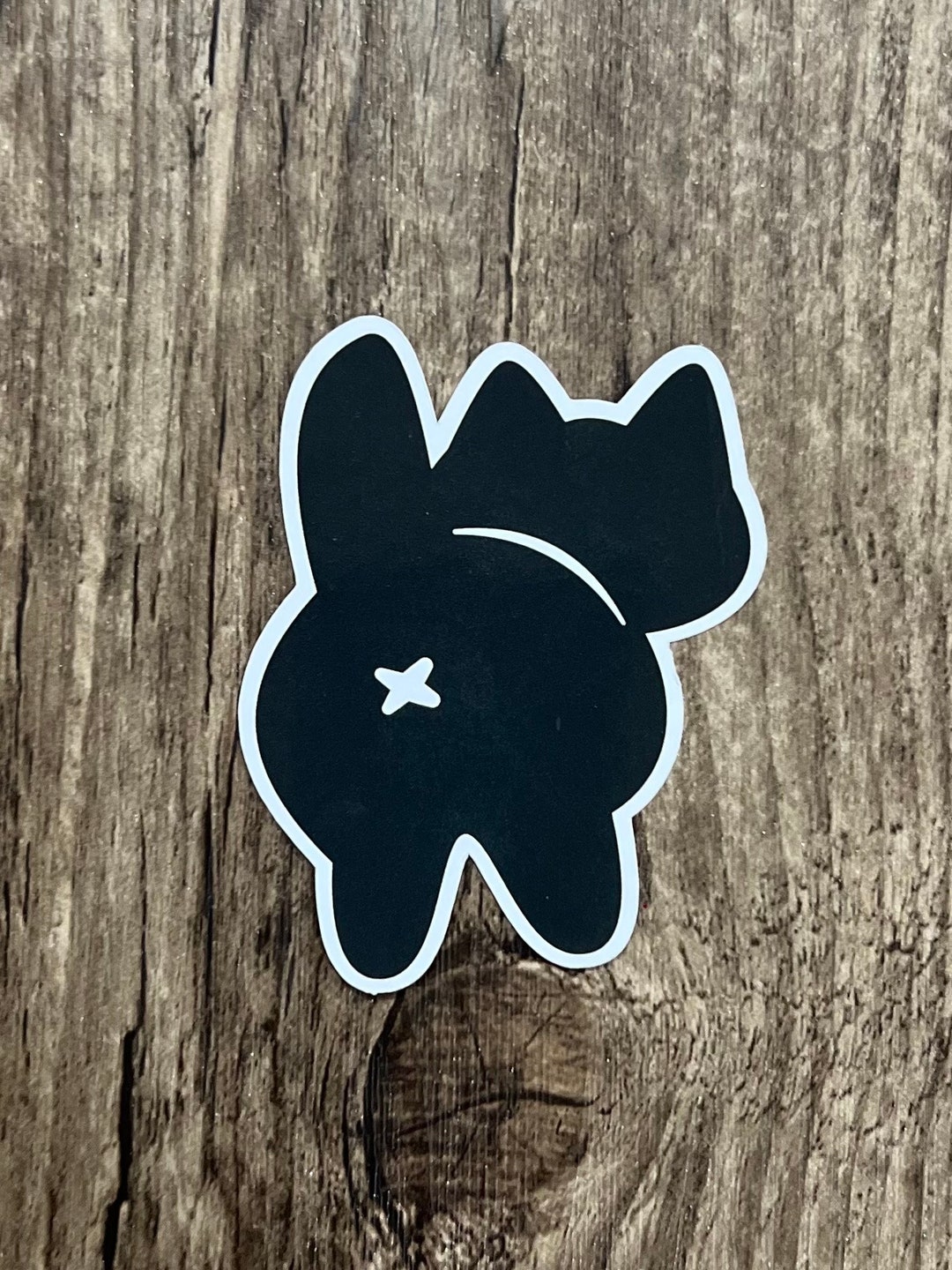 Cat Butt Sticker, Cat Sticker, Die Cut Stickers, Die Cuts, Laptop ...