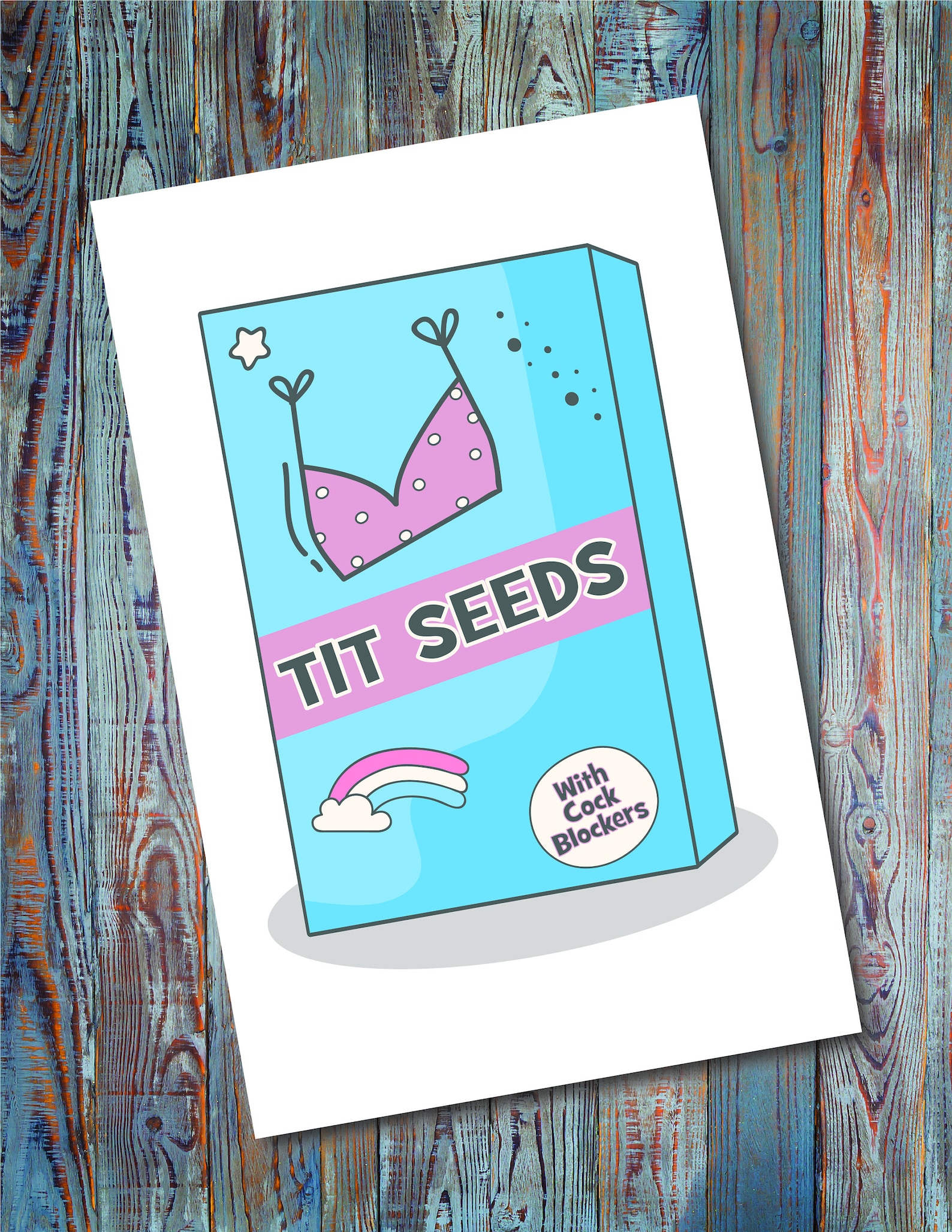 Transgender card Greeting Card Digital Download Paper Card | Etsy