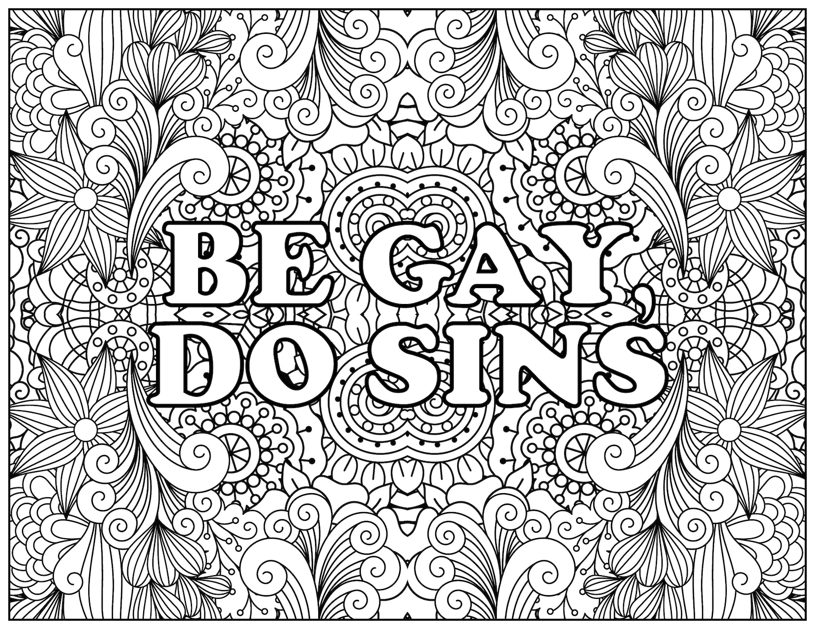 Gay Colouring Pride Coloring Printable Colouring Page - Etsy
