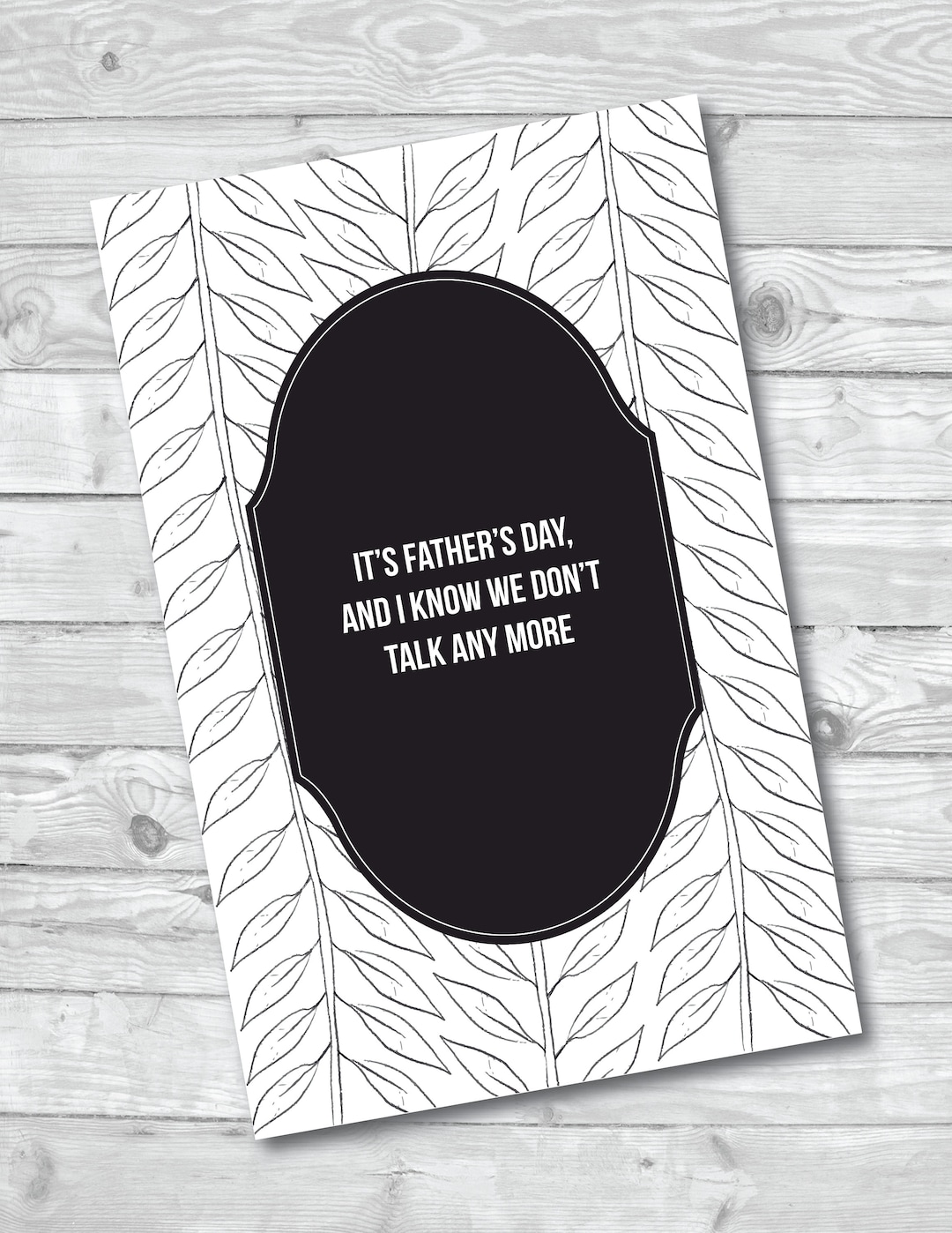 Dead to Me Fathers Day, Fathers Day Card, Fathers Day Funny, Dead Dad ...