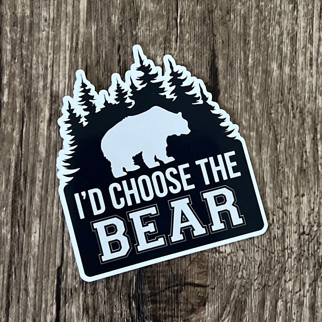 Team Bear Sticker, Choose the Bear Sticker, Team Bear, Tik Tok Sticker ...