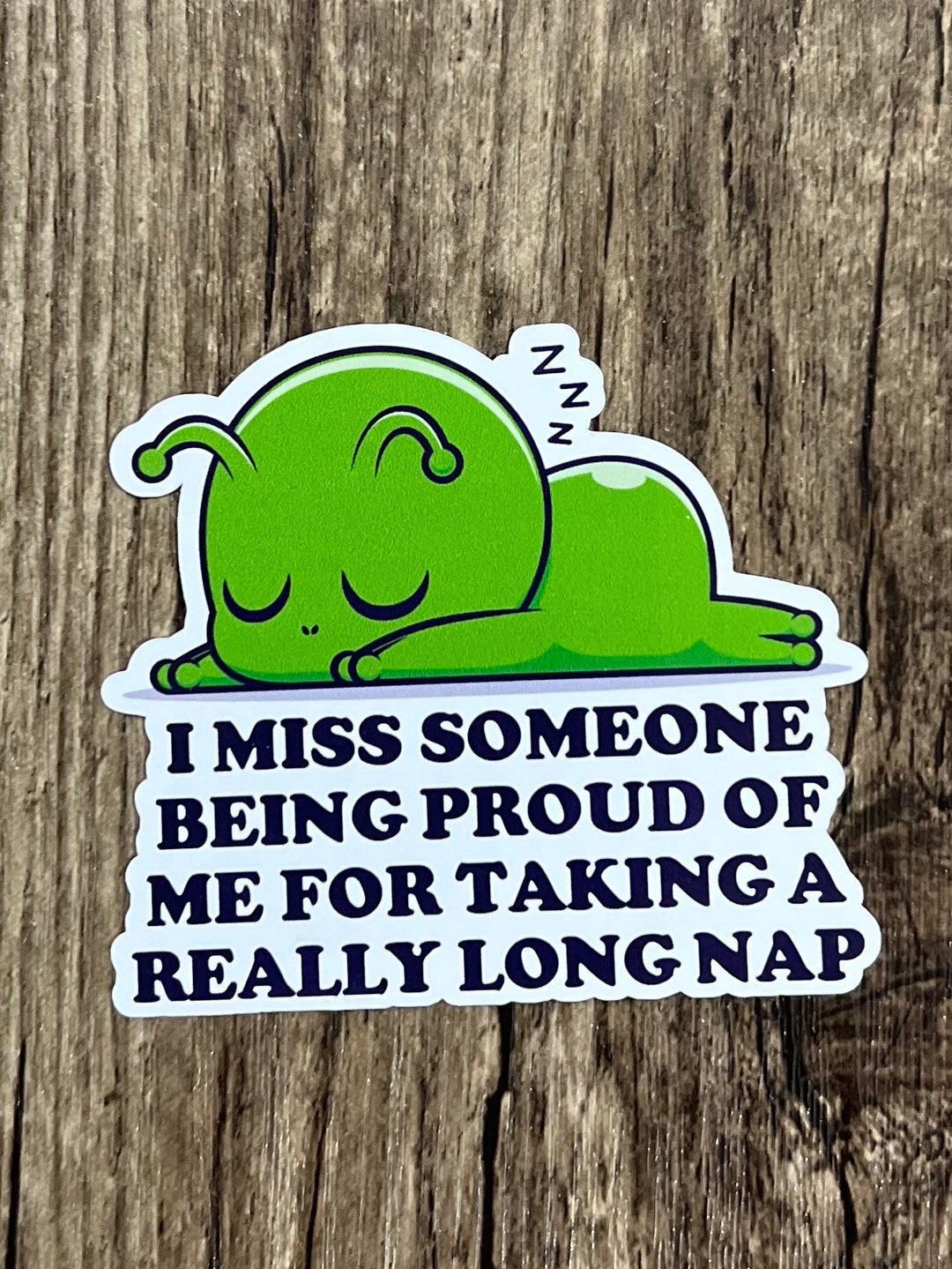 Sleepy Alien Sticker, Proud of Me, Nap Sticker, I Love Naps, Nap Lover ...