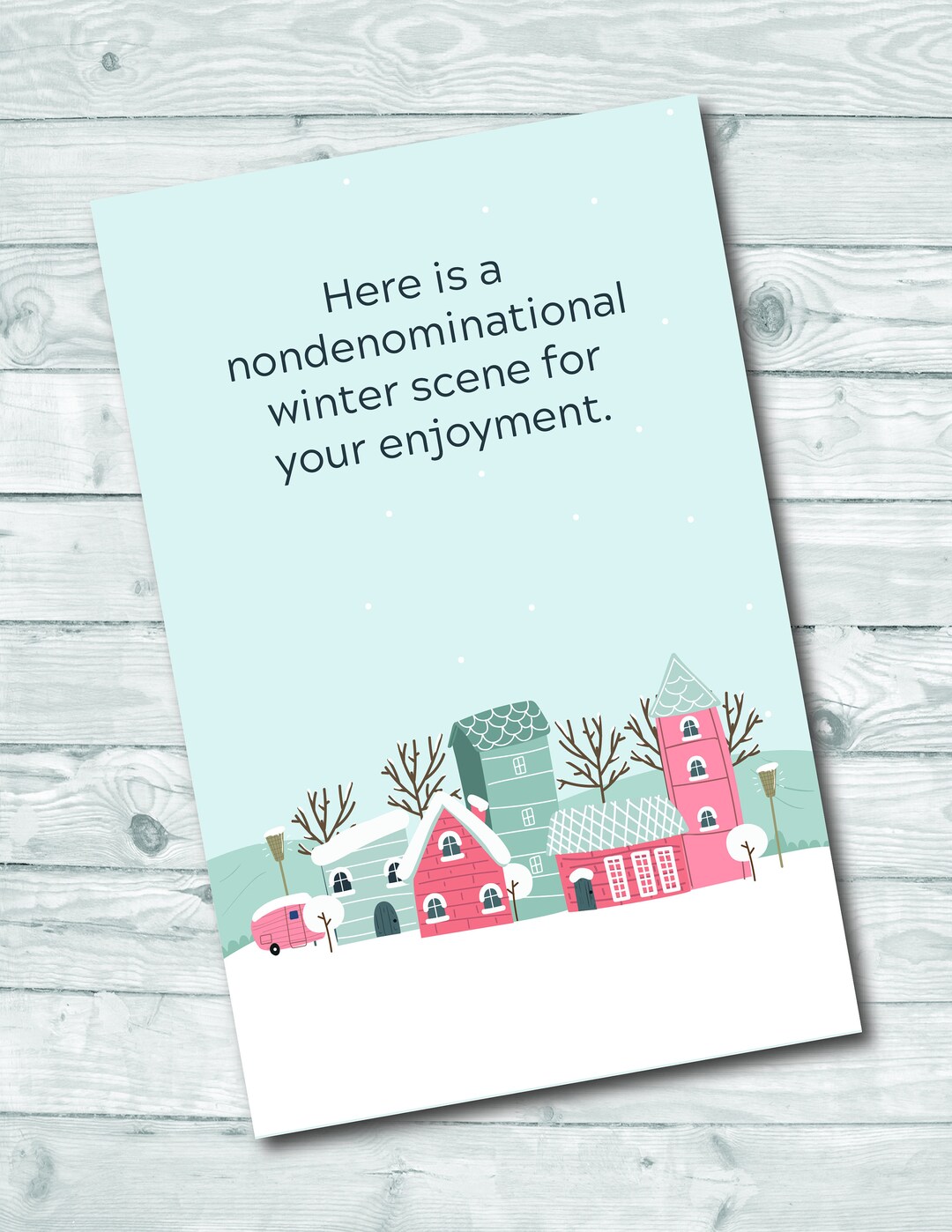 Nondenominational, Greeting Card, Digital Download, Paper Card, Cute ...