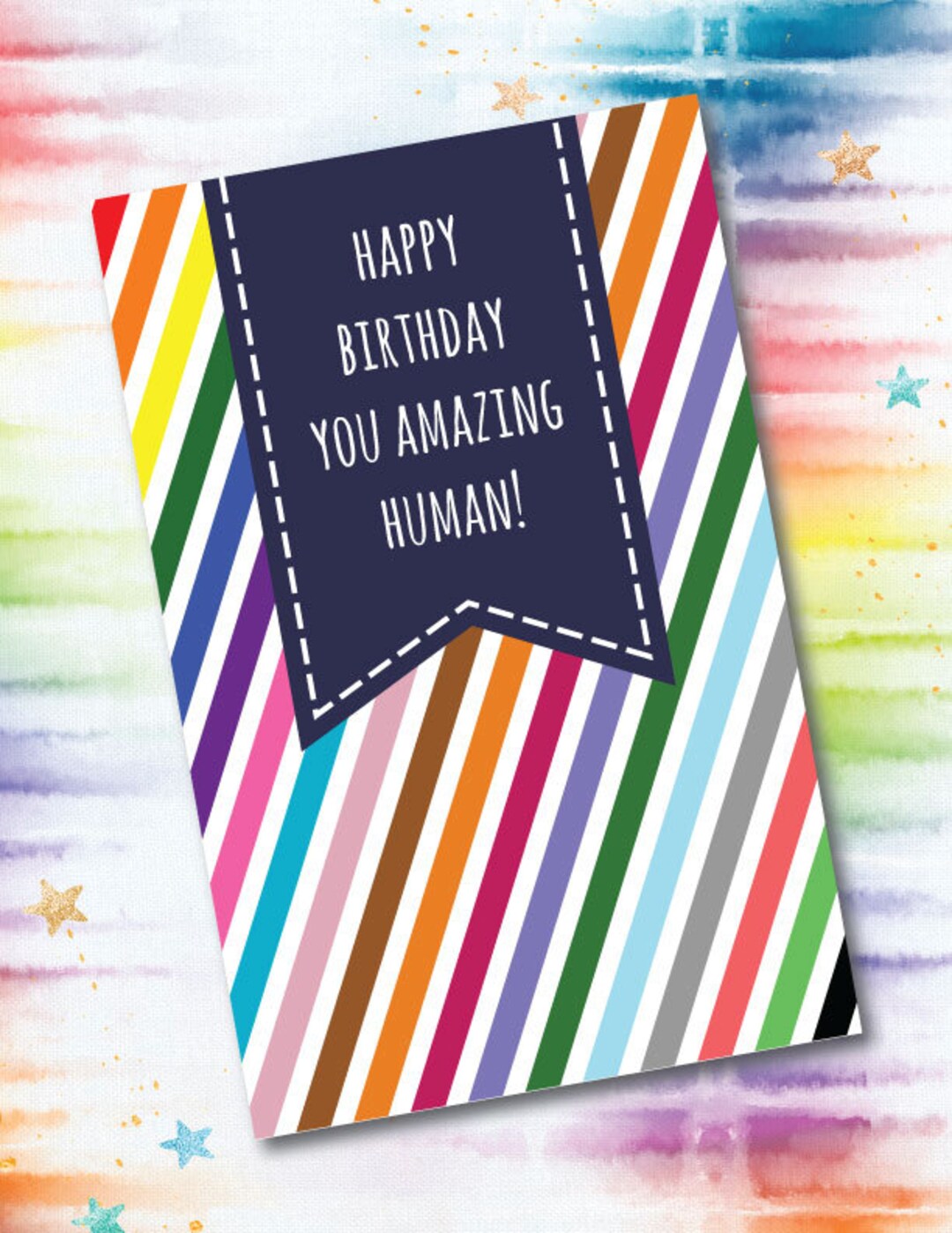 Pride Birthday Card Greeting Card Digital Download Paper - Etsy