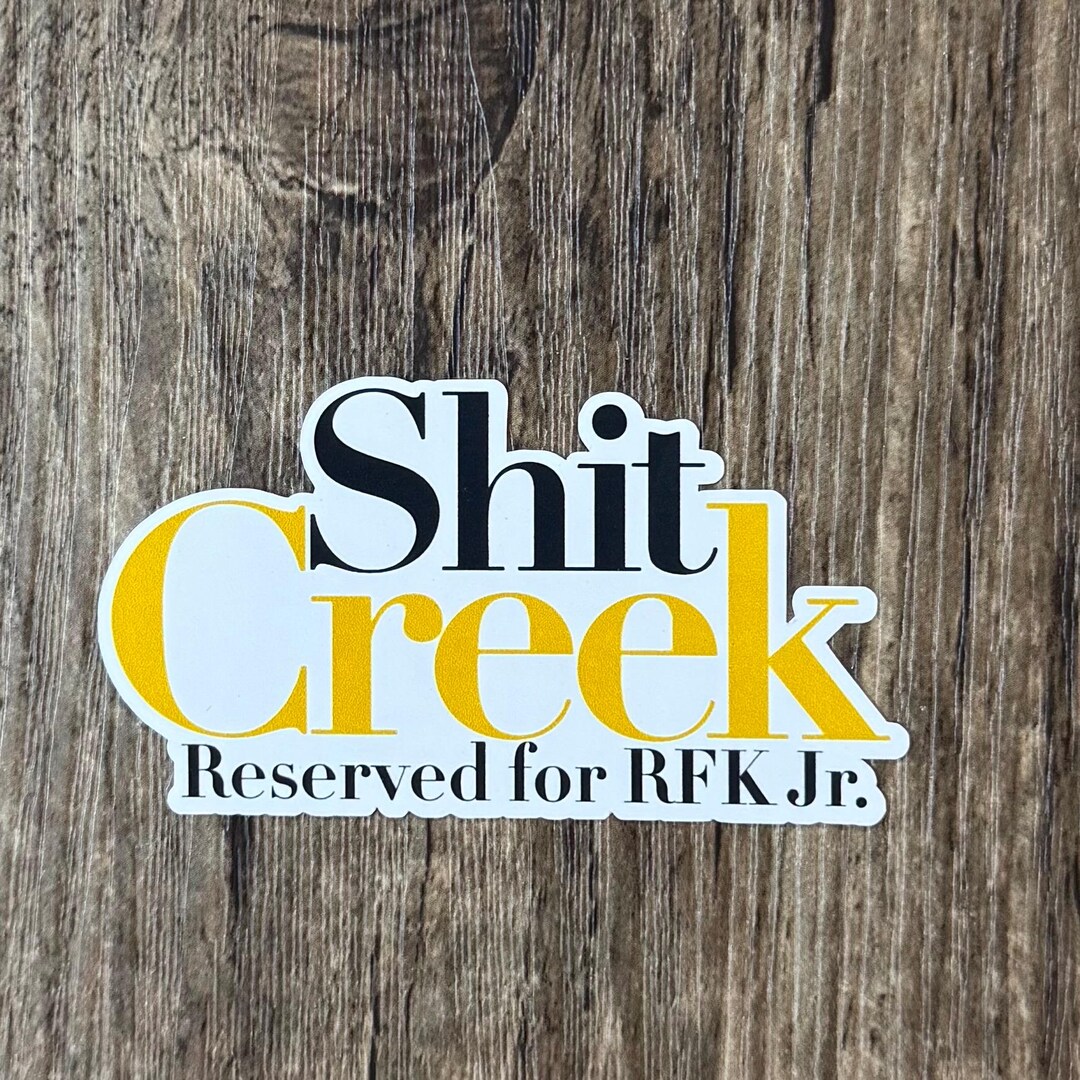 RFK Jr Sticker, Sewage Sticker, Anti Trump Sticker, Sticker Cute ...
