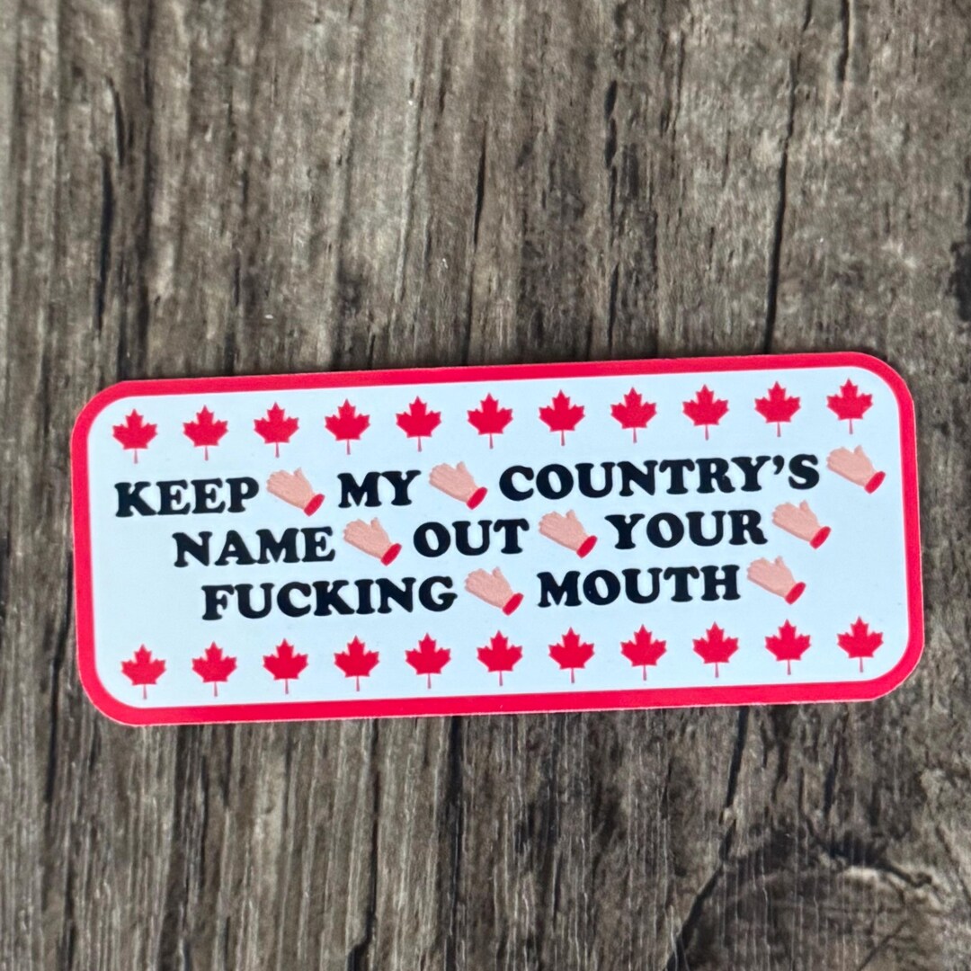 Canada Sticker, Made in Canada Sticker, Canadian Made Sticker, Canada ...
