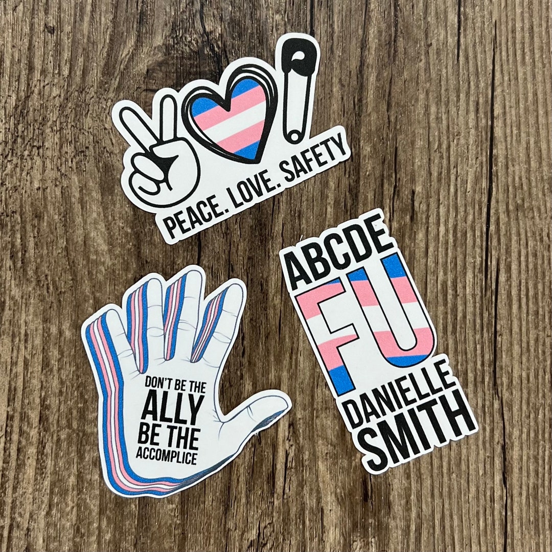 Transgender Sticker Pack, Trans Rights, Political Sticker, Die Cut ...