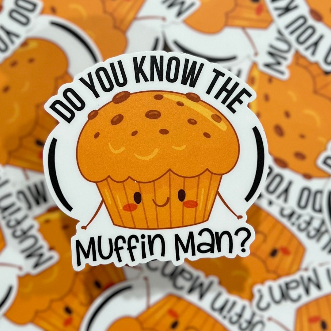 Cute Muffin Sticker, Do You Know, Die Cut Sticker, Die Cuts, Gift for ...