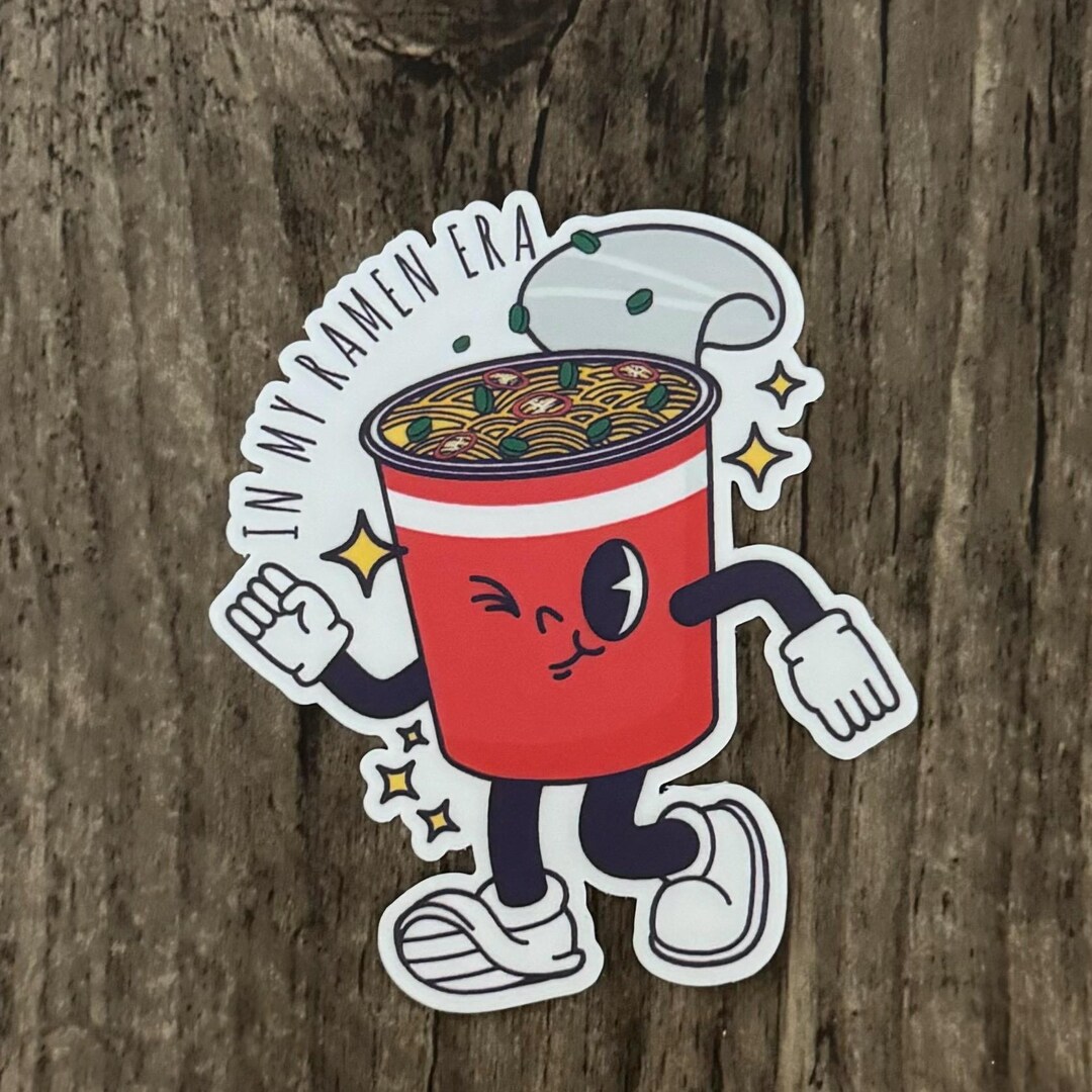 Ramen Sticker, College Sticker, University Life, Relatable Sticker ...