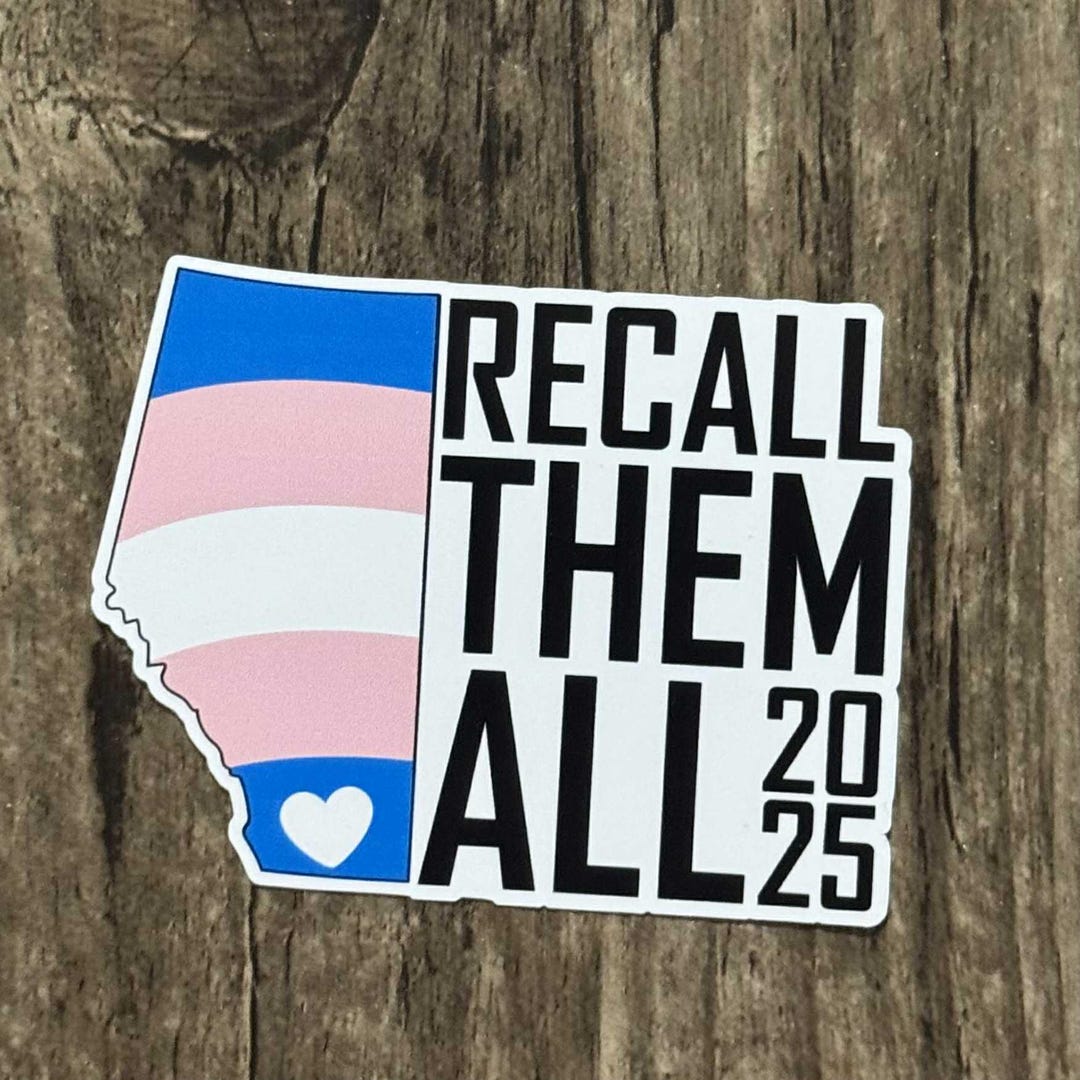 Alberta Recall Sticker, Danielle Smith Sticker, Alberta Sticker, Recall ...