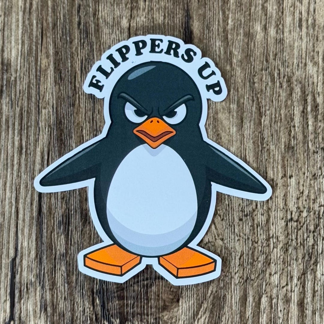 Penguin Sticker, Tariff Sticker, Canadian Made Sticker, Canada Sticker ...