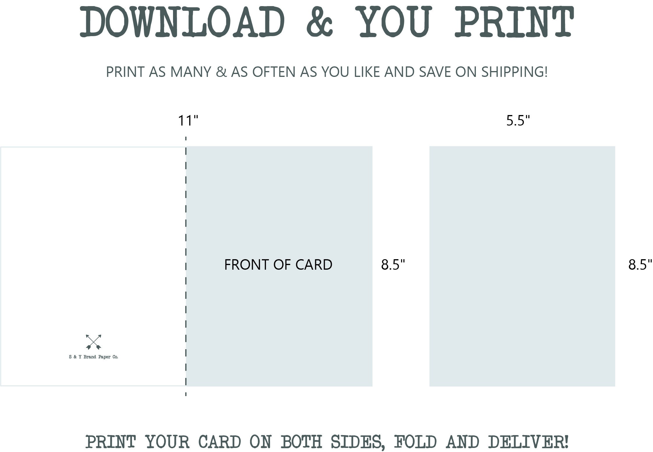 Birthday Cards Greeting Card Paper Card Digital Download - Etsy UK