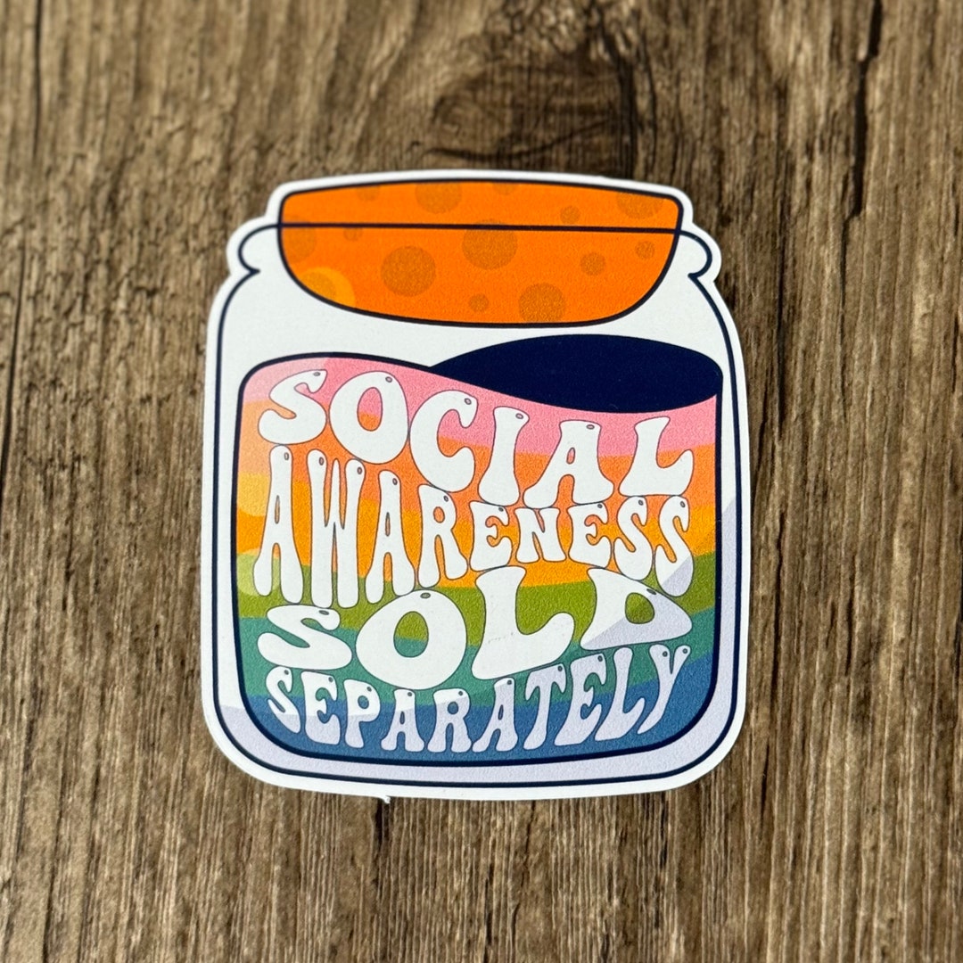 Social Awareness Sticker, Social Sticker, Social Work Sticker, Social ...