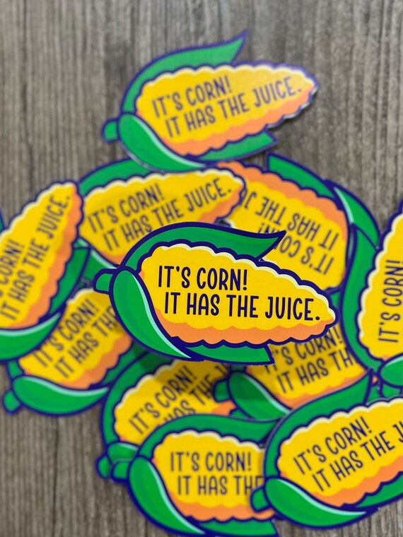 It's Corn Sticker Corn Song Sticker Die Cut Stickers - Etsy