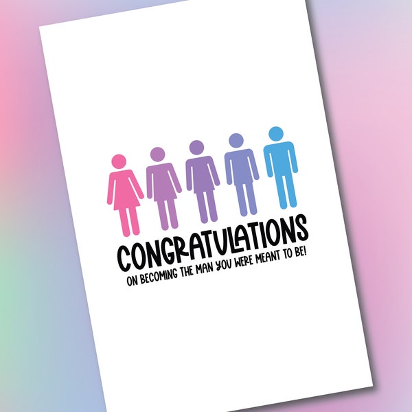 Transgender Cards - Etsy