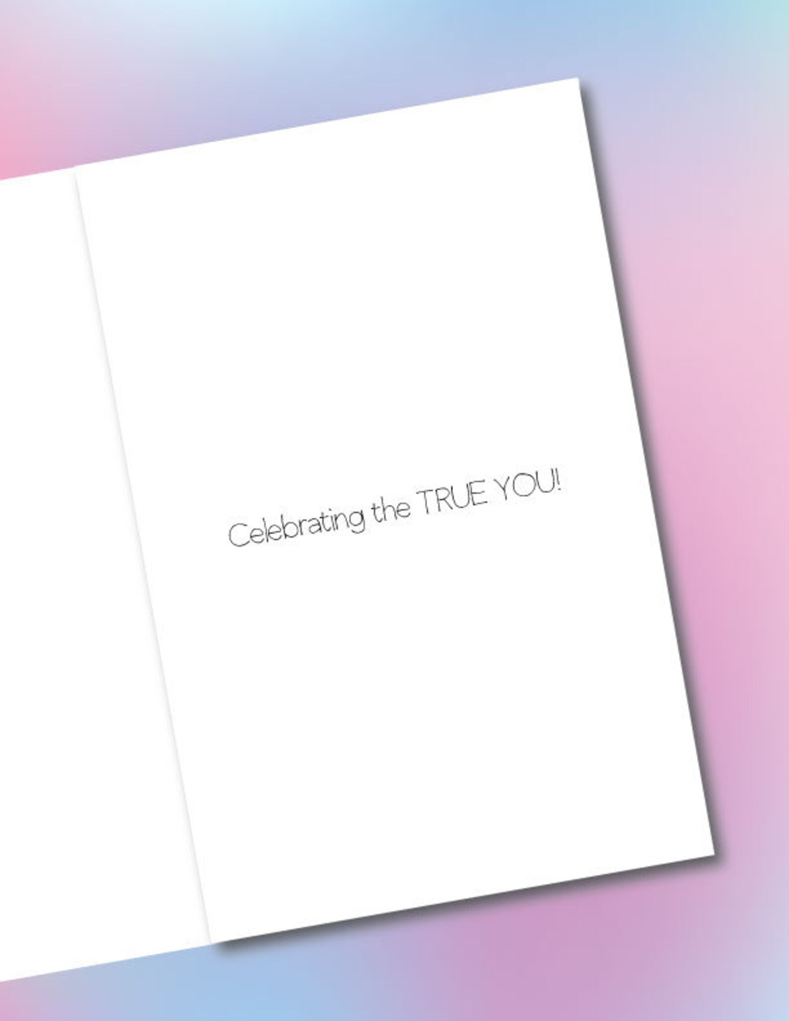 Transgender Card Greeting Card Digital Download Paper Card - Etsy