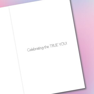 Transgender Card, Greeting Card, Digital Download, Paper Card, Trans ...