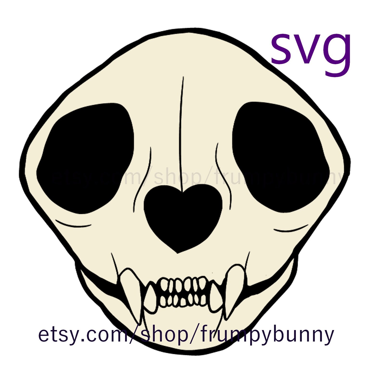 Cat Skull Png Svg Files Digital Line Art Coloring Clip Art - Etsy