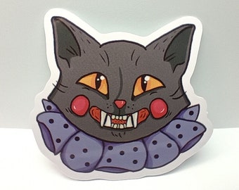 Car Decal Cat Decal Bumper Sticker Too Moody Cat Vinyl Decal - Etsy