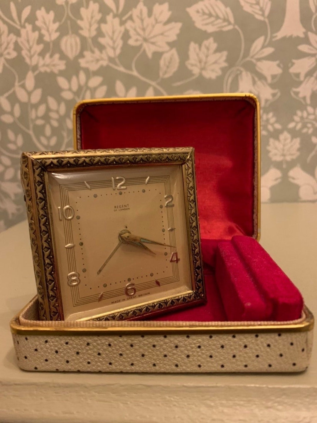 Vintage REGENT of LONDON Fully Working 1940’s Travel Clock With Case - Etsy