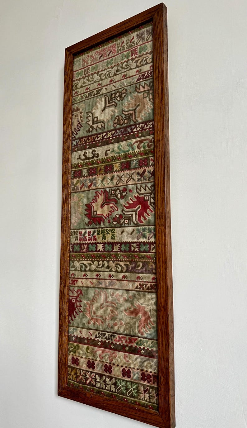 Beautiful! Rare Original Wall Art Antique Geometric Abstract Aztec ...