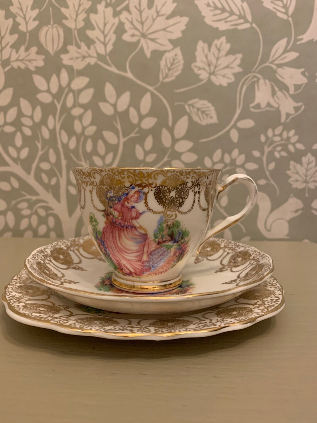 Beautiful! Vintage 'pinkie' Teaset Trio - Tea Lovers, Tea Parties ...