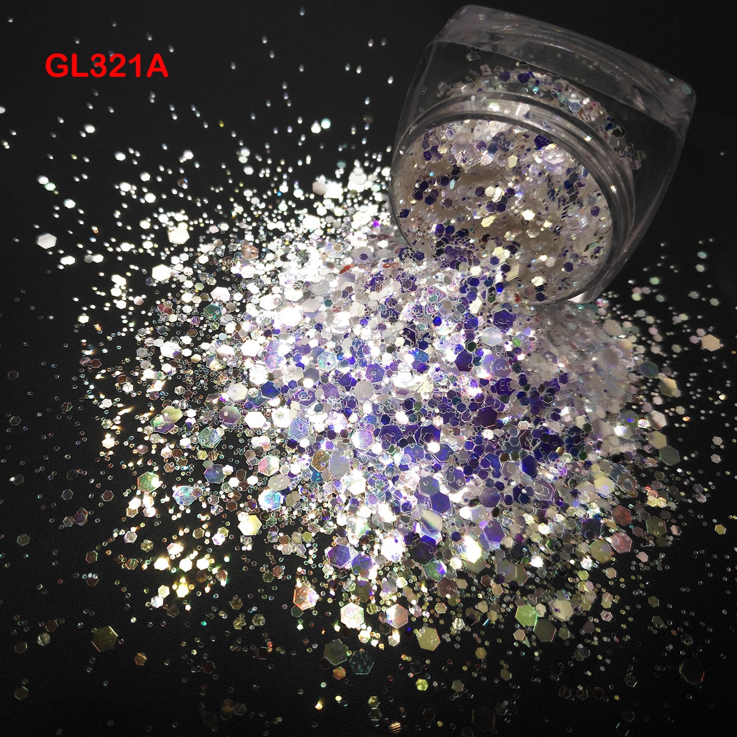 9COLORS Iridescent White Color with Super Sparkling Light | Etsy