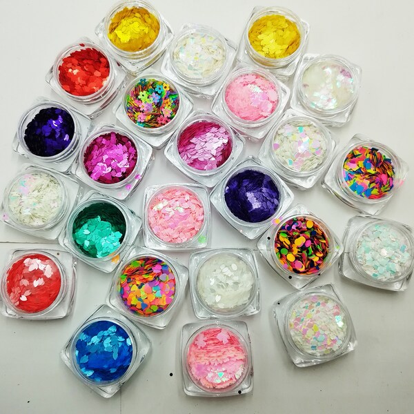 Matte Glitter Mix - Etsy