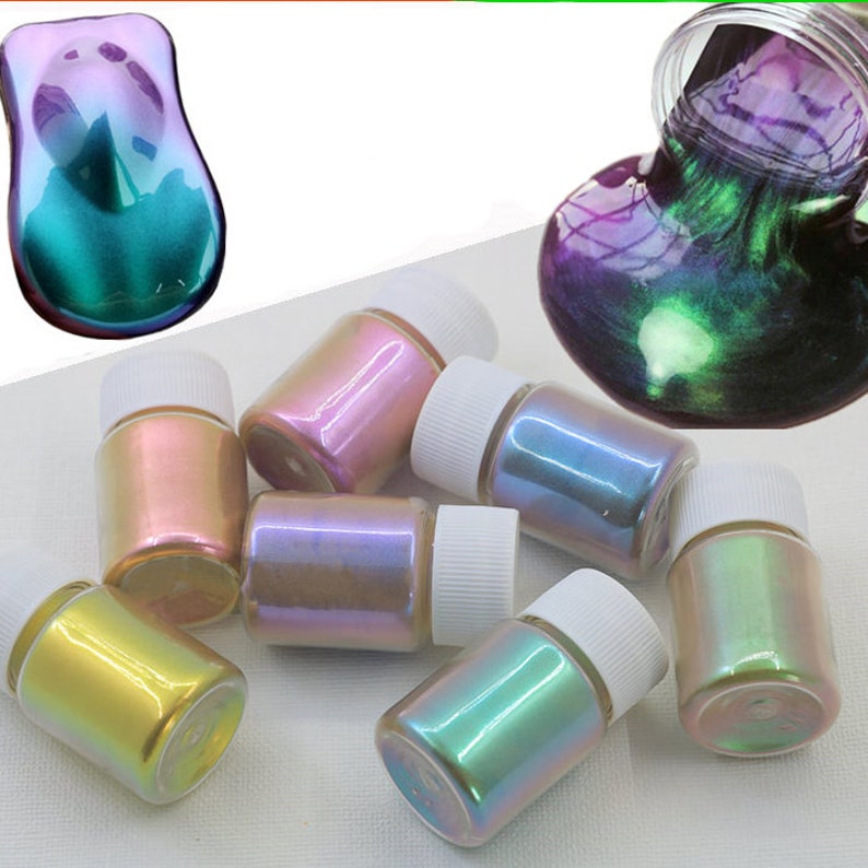 10gram Color Shift Mirror Chameleon Pearlescent Pigment Epoxy - Etsy
