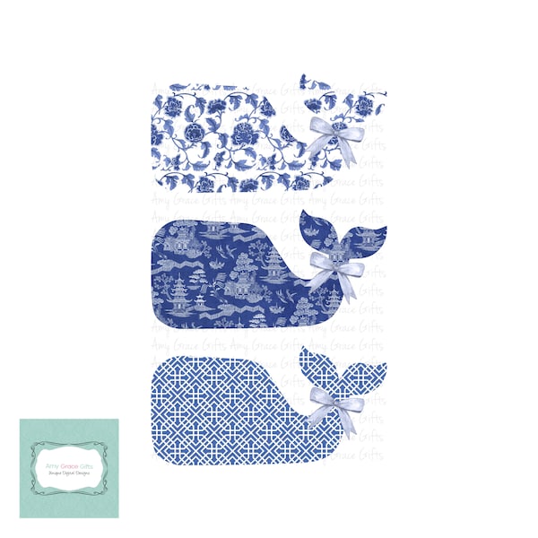 Preppy Whale Party - Etsy