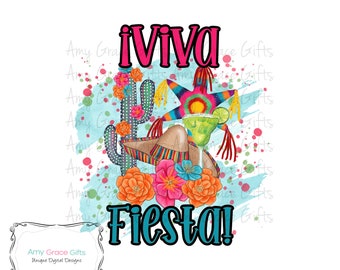 Fiesta Sublimation Design Printable Png Digital Download - Etsy