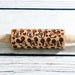 Mickey Mouse Mini Rolling Pin, Embossing Rolling Pin, Laser Engraved ...