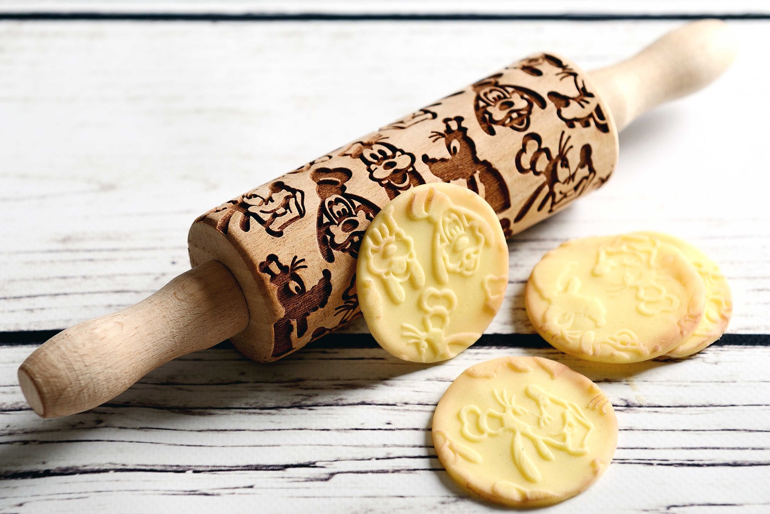 Goofy Mini Rolling Pin Embossing Rolling Pin Laser - Etsy