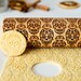 Mexican Sugar Skull Embossing Rolling Pin, Cookies Decorating Roller ...