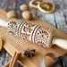 Mexican Folk Pattern Mini Rolling Pin Embossing Rolling - Etsy