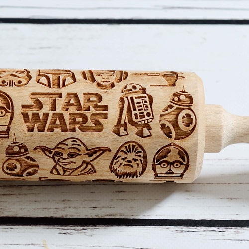 Mickey Mouse Mini Rolling Pin Embossing Rolling Pin Laser | Etsy