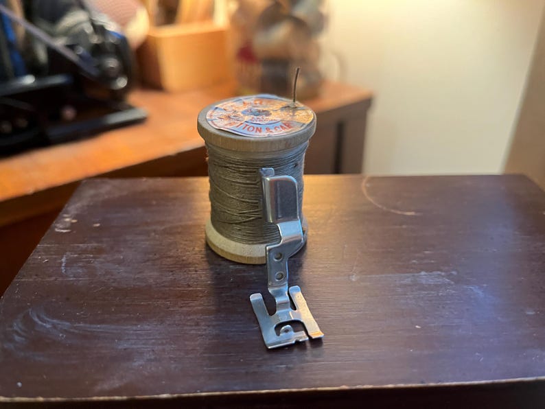 Vtg Singer SPECIAL PURPOSE Satin Foot Applique Slant Shank #161167 ...