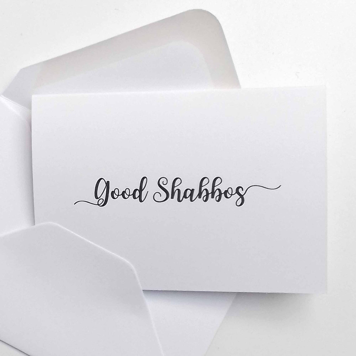 Set of 10 A7 Folded Cards and Envelopes Good Shabbos Yom - Etsy