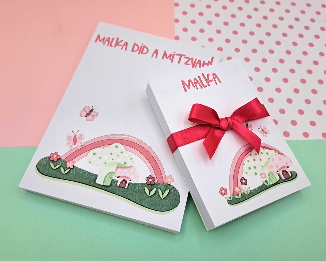 Mitzvah Notes, Rainbow Notepad, Personalised Note From Home, Good ...